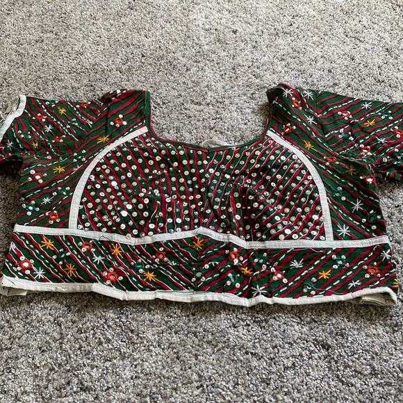 Lehengas | Gamthi Style Real Mirror Work Garba Navratri Chaniya Choli ...